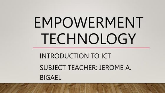 EMPOWERMENT TECHNOLOGY GRADE 11 QUARTER 2 REVIEWER | PDF | Technology ...