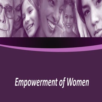Empowerment of women | PPTX