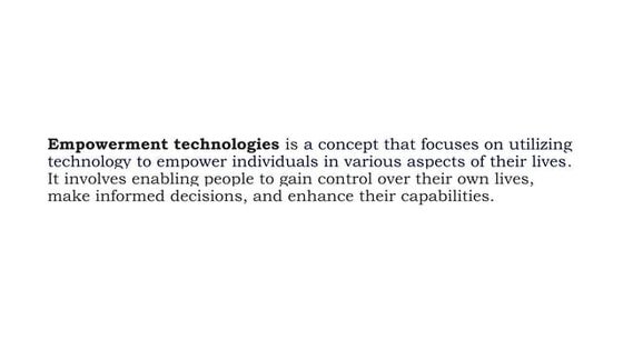Digital Empowerment An Introduction | PDF