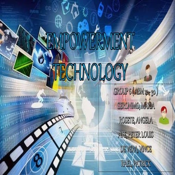 Empowerment technology | PPT