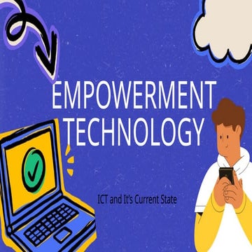 empowerment technology, Module 1 - Lesson 1 | PPTX