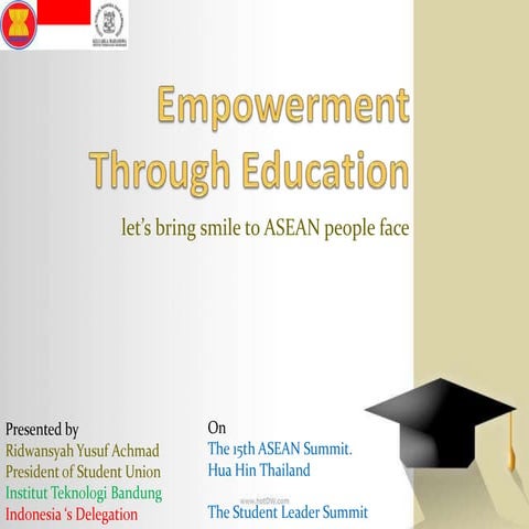 Empowerment through education | PPTX