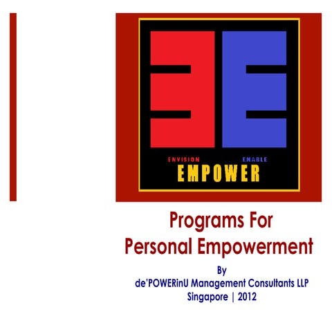 EMPOWER Programs for Personal Empowerment | PPT