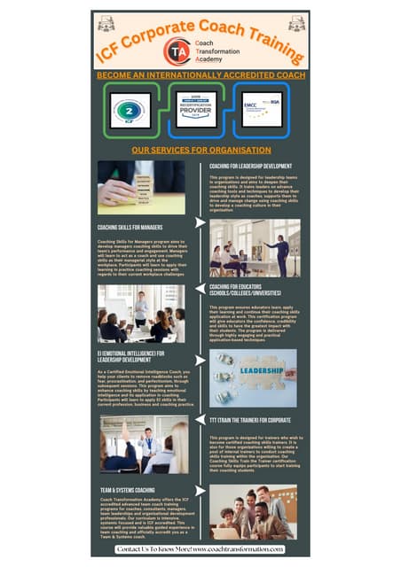 What is career coaching? - Coach Transformation Academy | PDF