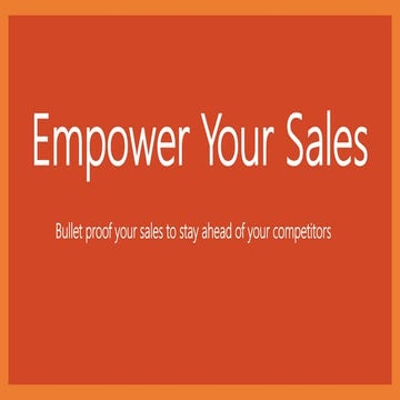 Empower Your Sales | PPTX