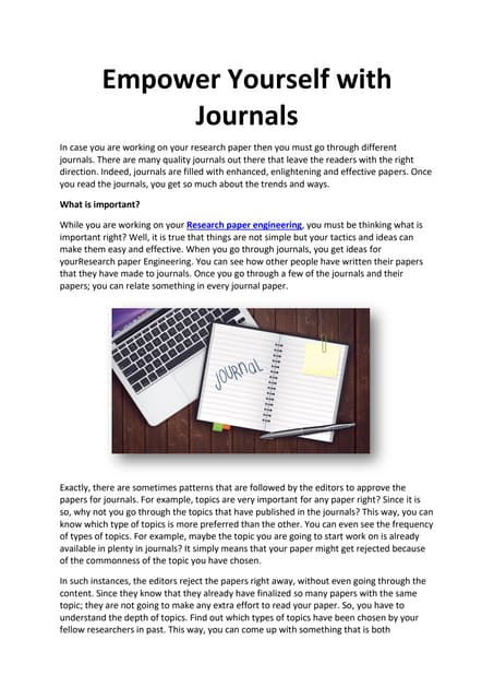 Dos and Don’ts when Submitting your Research Paper | PDF