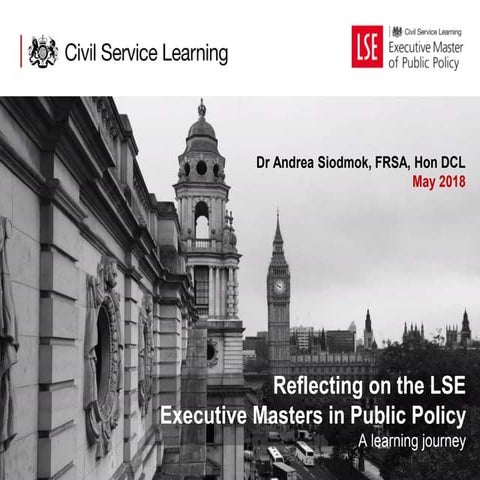 Reflecting on the LSE Executive Masters in Public Policy | PPT