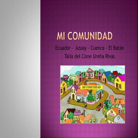 MI COMUNIDAD | PPTX