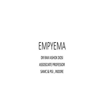 Empyema | PPTX