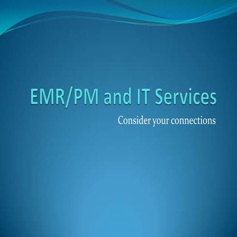 EMR and your Network Infrastructure | PPTX