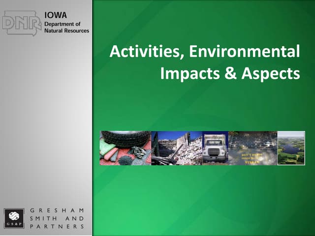 El001 environmental aspects and impacts register website | PDF | Indoor ...