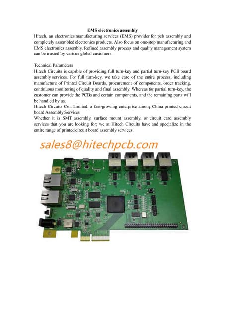 Electronics Assembly PCB supplier service.pdf