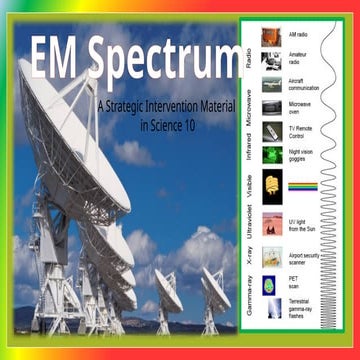 Electromagnetic Spectrum (#EM SPECTRUM) | PPTX