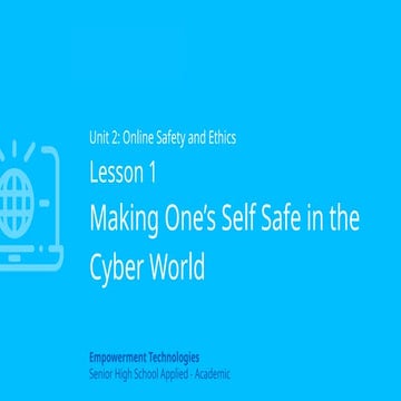 Cyber Wellness Lesson Plan Presentation | PPTX