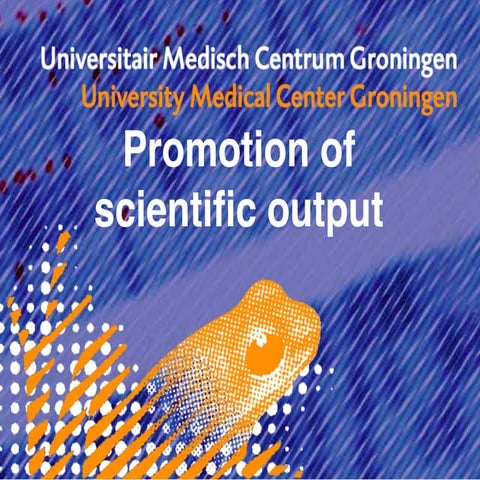 Promotion of Scientific Output : made possible by your library | KEY