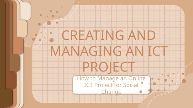 Emtech Creating And Managing Ict Project Pptx It And Internet