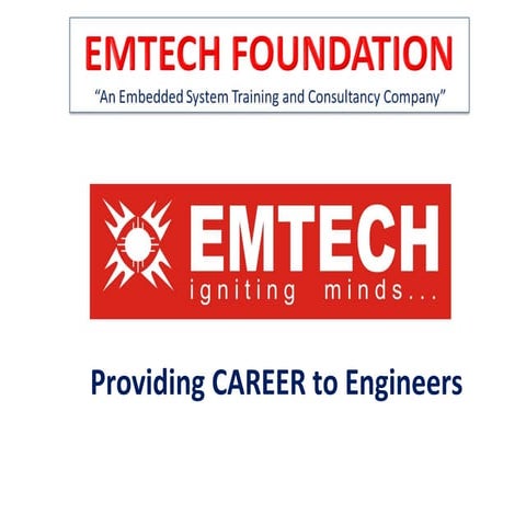 Corporate Profile of Emtech Foundation | PPT