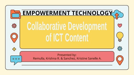 EmpTech Lesson 10-Collaborative Development of ICT Content.pptx | Desktop Publishing | Computer ...