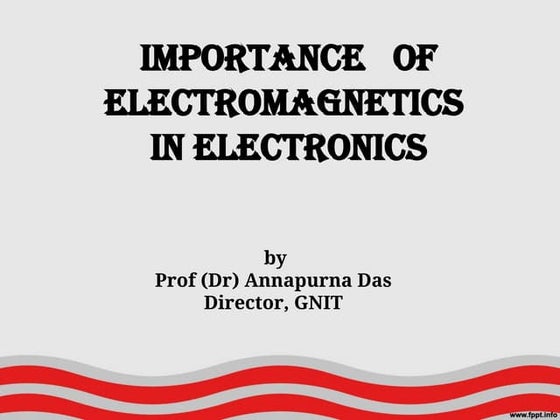 Electromagnetic Waves presentation | PPT