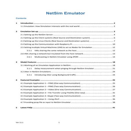NetSim Technology Library - Emulator | PDF