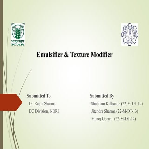 Emulsifier & TM DC-514.pptx