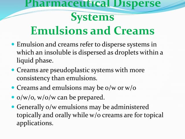 Theories of dispersion | PPTX