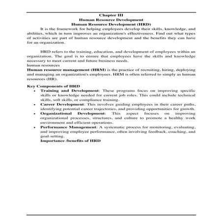 Event Management Unit 3 Human Resource Development in Event Management | PDF