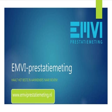 EMVI-prestatiemeting | PPT