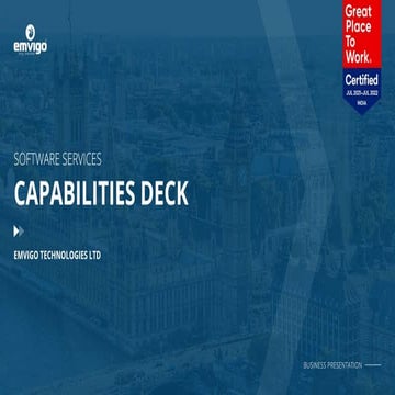 Emvigo Capability Deck_2022 | PPTX