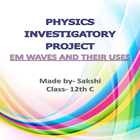 Electromagnetic waves | PDF
