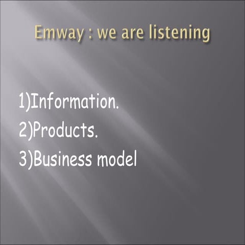 Emway | PPT