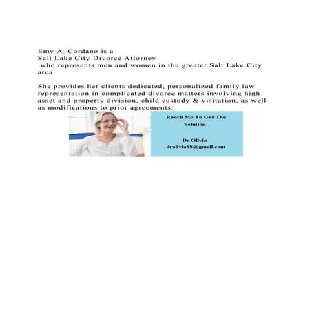 Emy A. Cordano is a Salt Lake City Divorce Attorney who repr.docx