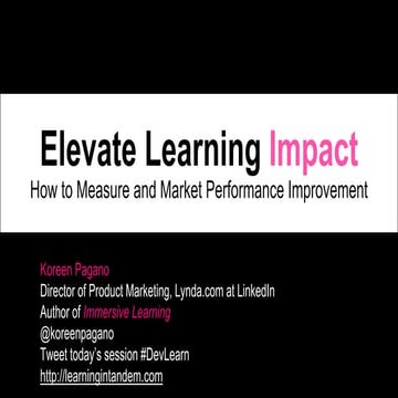 Elevate Learning Impact | PPTX