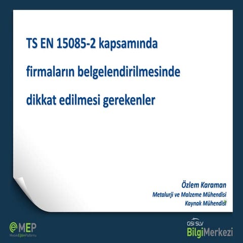 Demir yolu araçlarında yapıştırma teknolojisi - TSE EN 15085-2 ...