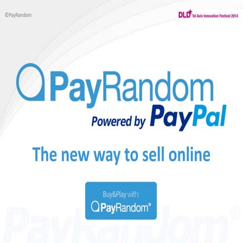 PayRandom: The fun way to shop online | PPT