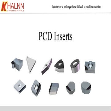 PCD Inserts (PCD Blade) | PPTX