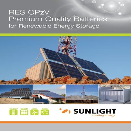SYSTEMS SUNLIGHT S.A. | RES OPzV (Premium Quality Batteries for ...