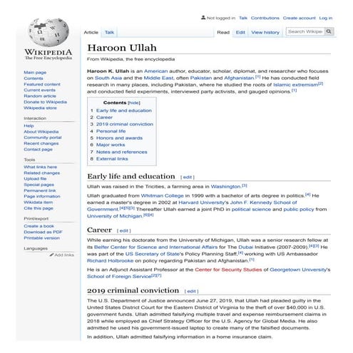 Haroon Ullah | PDF | Crime & Harmful Acts to Individuals, Society ...