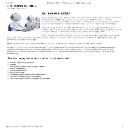 En 15838 nedi̇r | PDF