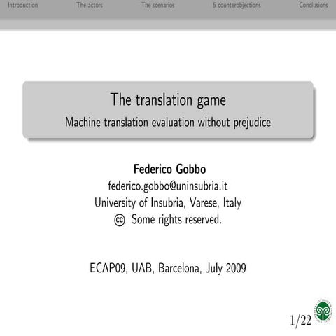 The Translation Game | PPT
