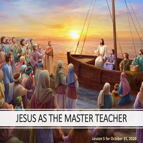 THE SABBATH SCHOOL - 4th QUARTER 2020 - LESSON 5 | PPT