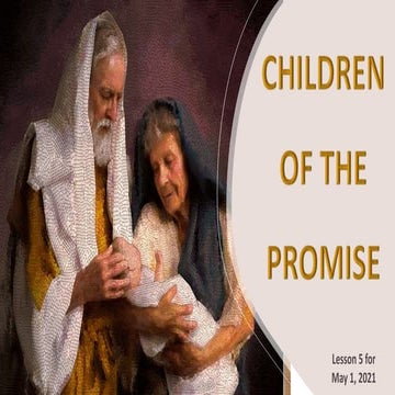 THE SABBATH SCHOOL - 2nd QUARTER 2021 - LESSON 5 | PPTX