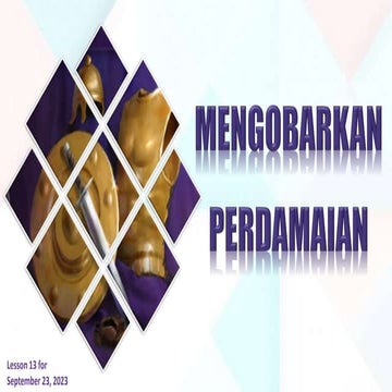 Sekolah Sabat - Triwulan 3 2023 - Pelajaran 13 | PPT