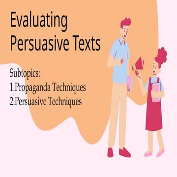 Propaganda techniques with examples and etc | PPT