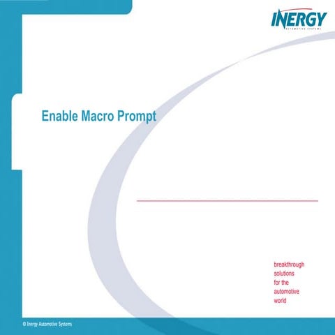 Bypass Enable Macro Prompt | PPT