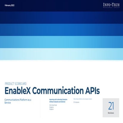Software Reviews Announces EnableX As Gold Medalist CPaaS Provider For ...