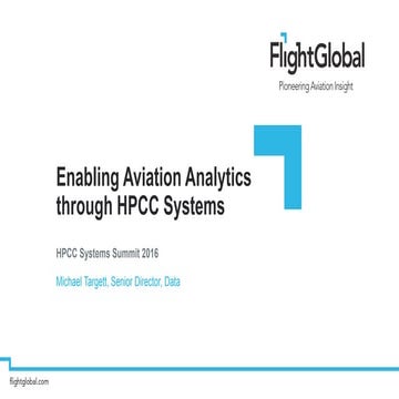 Enabling Aviation Analytics through HPCC Systems | PDF