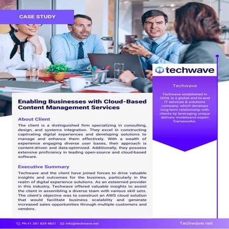 Enabling Businesses with Cloud-Based Content Management Services ...