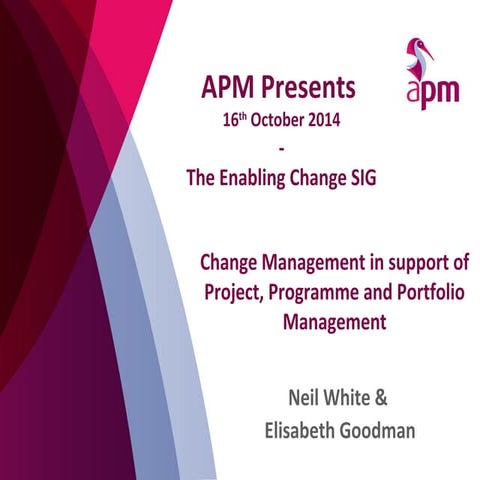 APM Presents - Why Change? Understand change management and how it ...