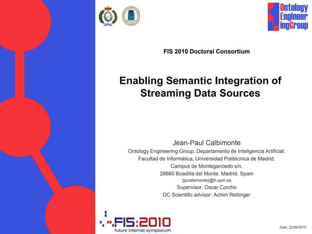 Enabling semantic integration | PPT Enabling semantic integration | PPT